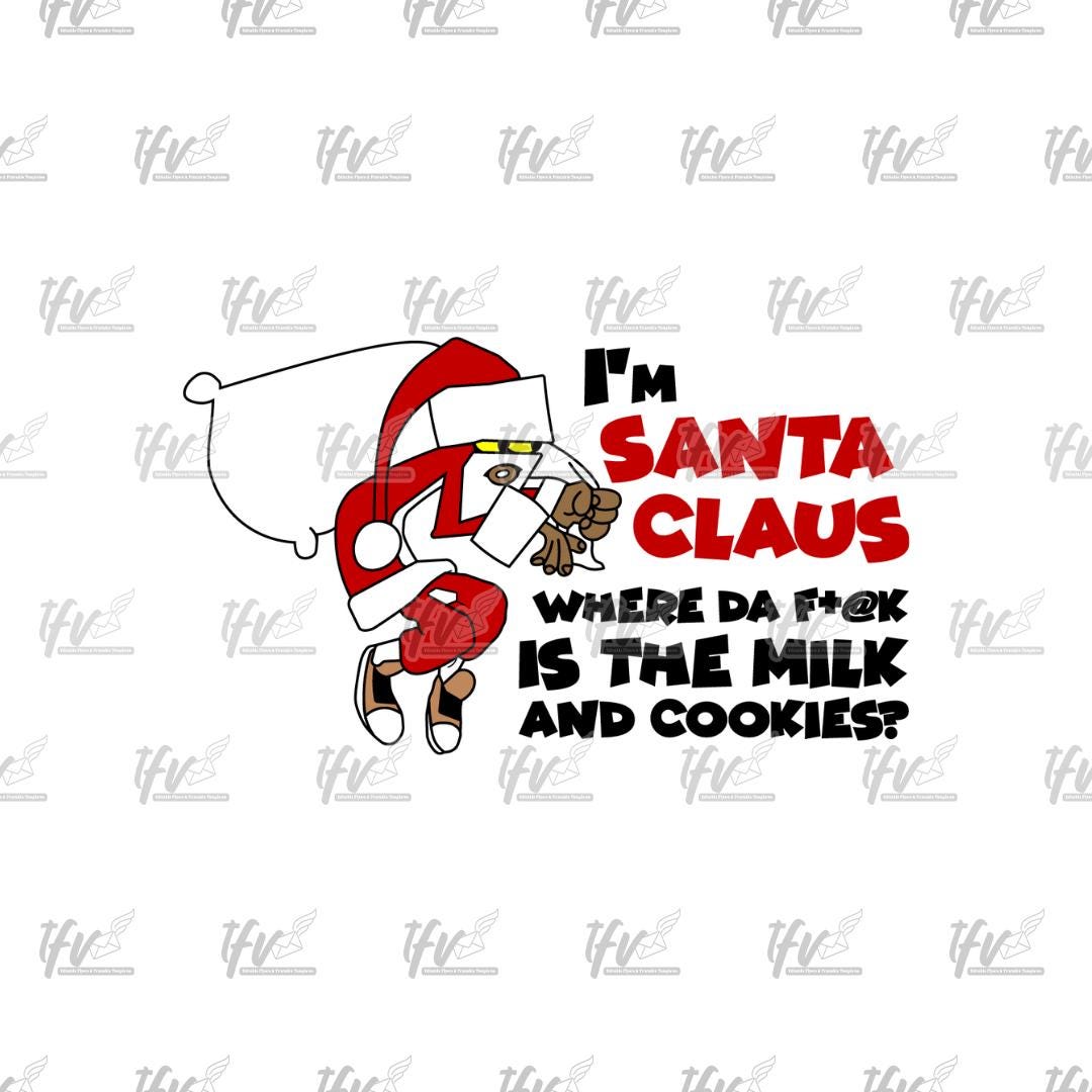Hood Santa Png, Hood Santa SVG, Santa Svg, Friday After Next, Ghetto ...