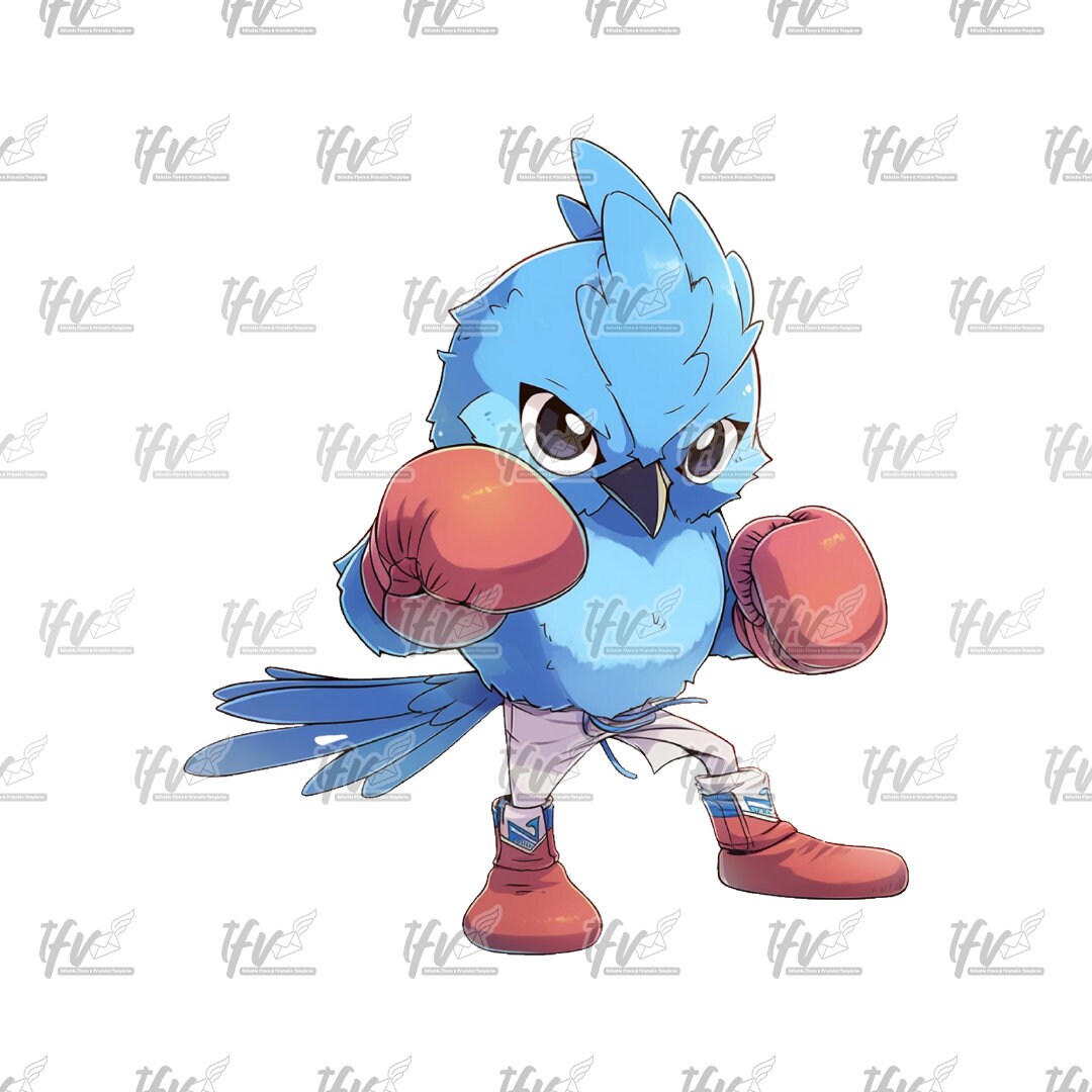 Boxer Png, Blue Bird Png, Blue Jay Png, Fighting Birds, Team Logo, Team ...