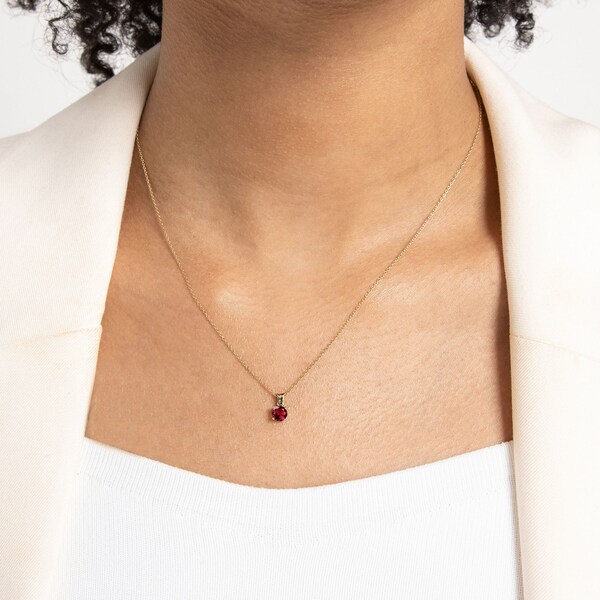 Solitaire Necklace - Etsy