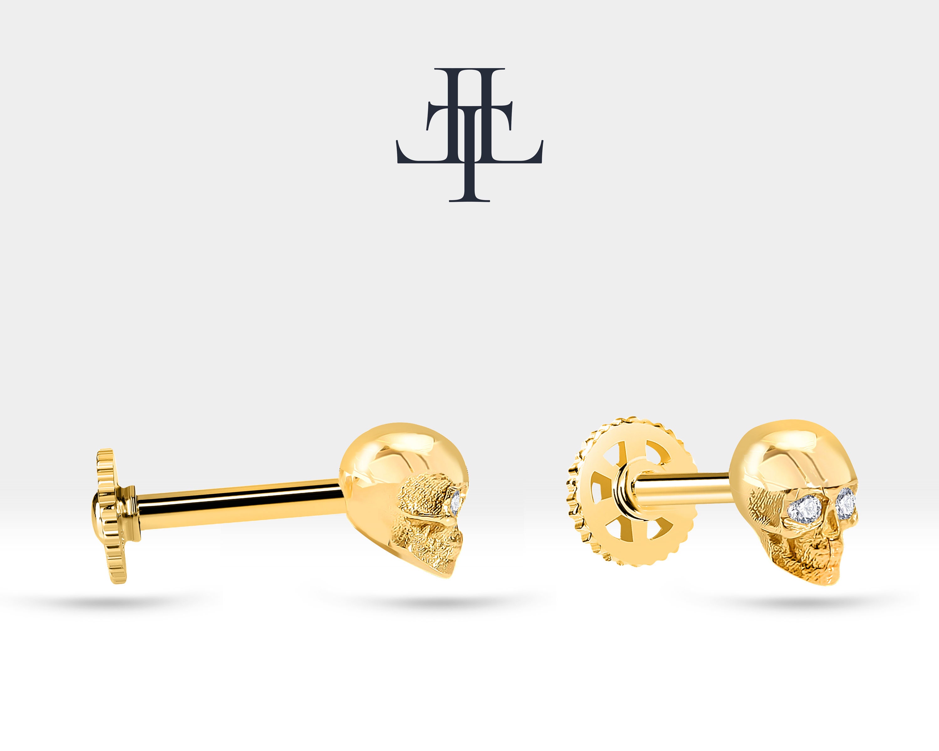 Horizontal Tragus Piercing