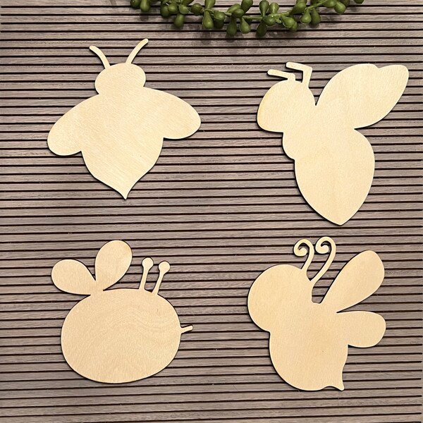 Bee Wood Cutout - Etsy