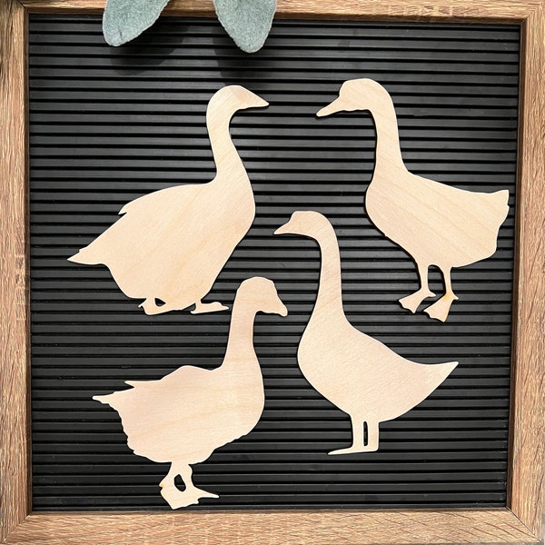 Wood Geese - Etsy