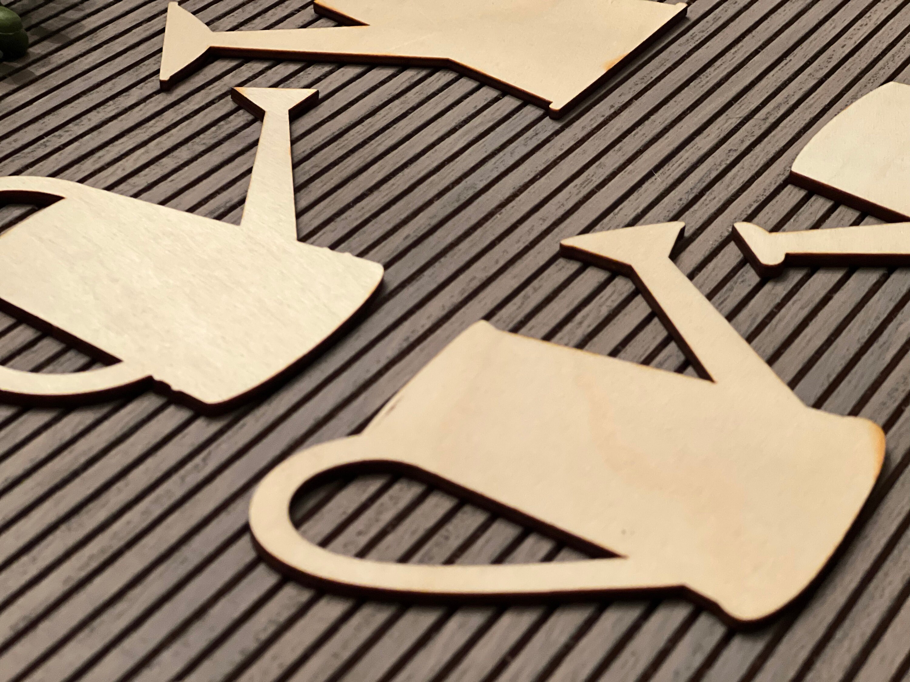 Wooden Watering Can Cutouts — FLEA MARKET RESCUE