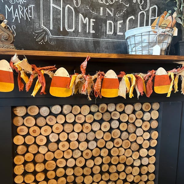 Candy Corn Garland - Etsy