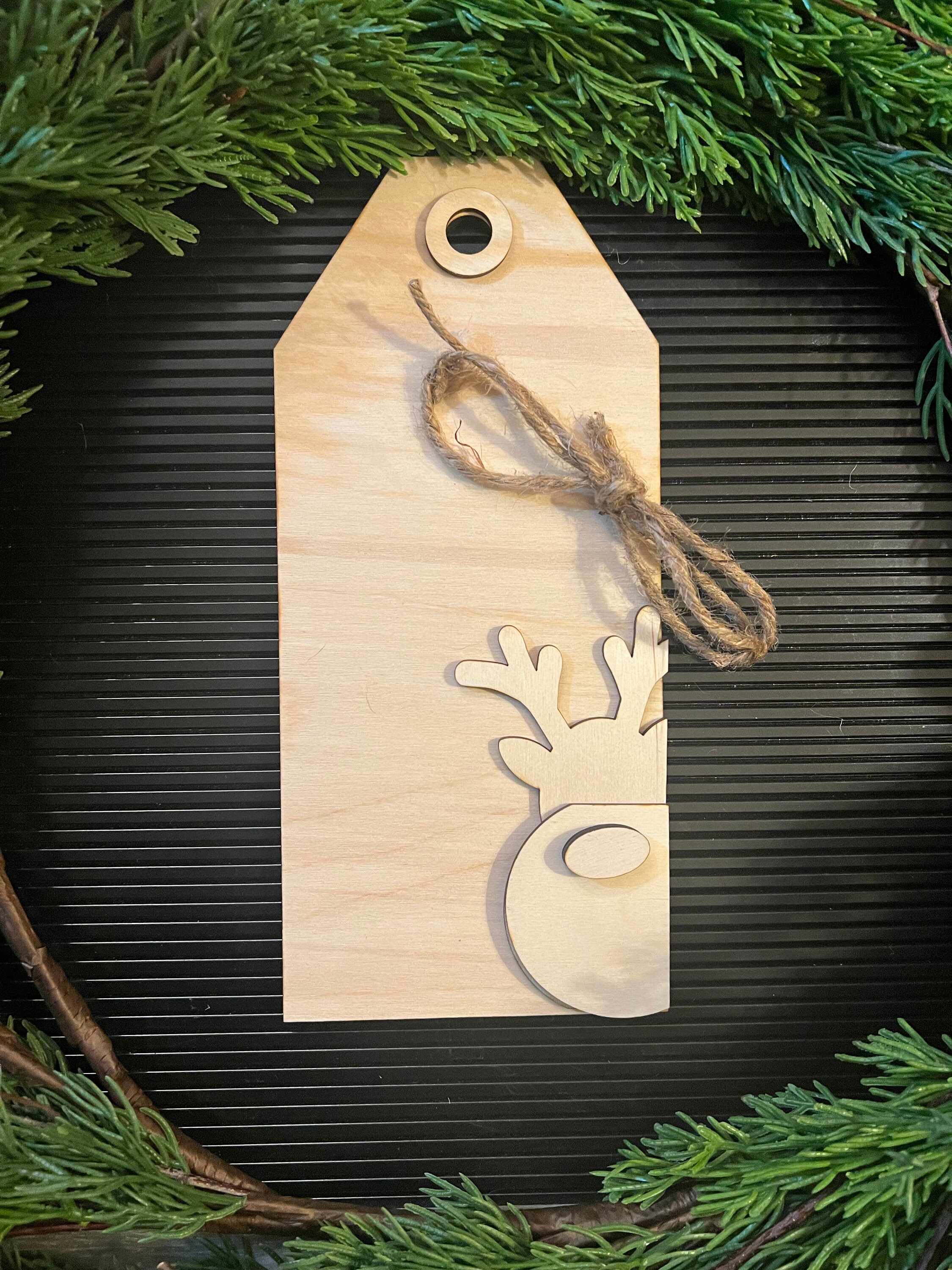 DIY Large Christmas Hangtag Kit Snowman Kit Holiday - Etsy