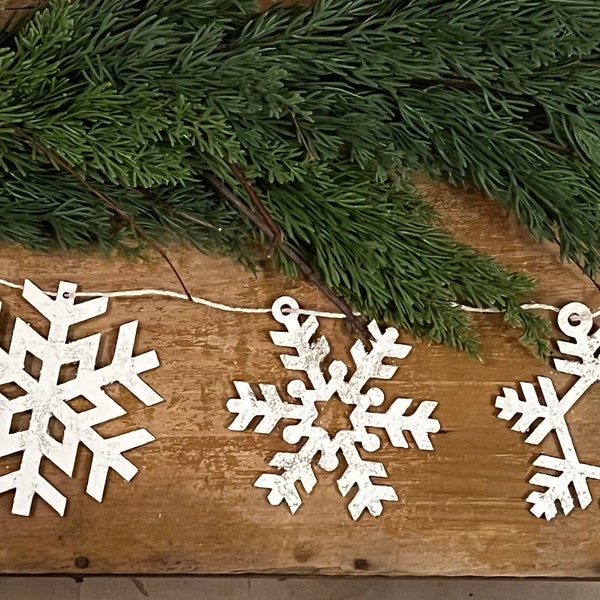 Snowflake Garland - Etsy