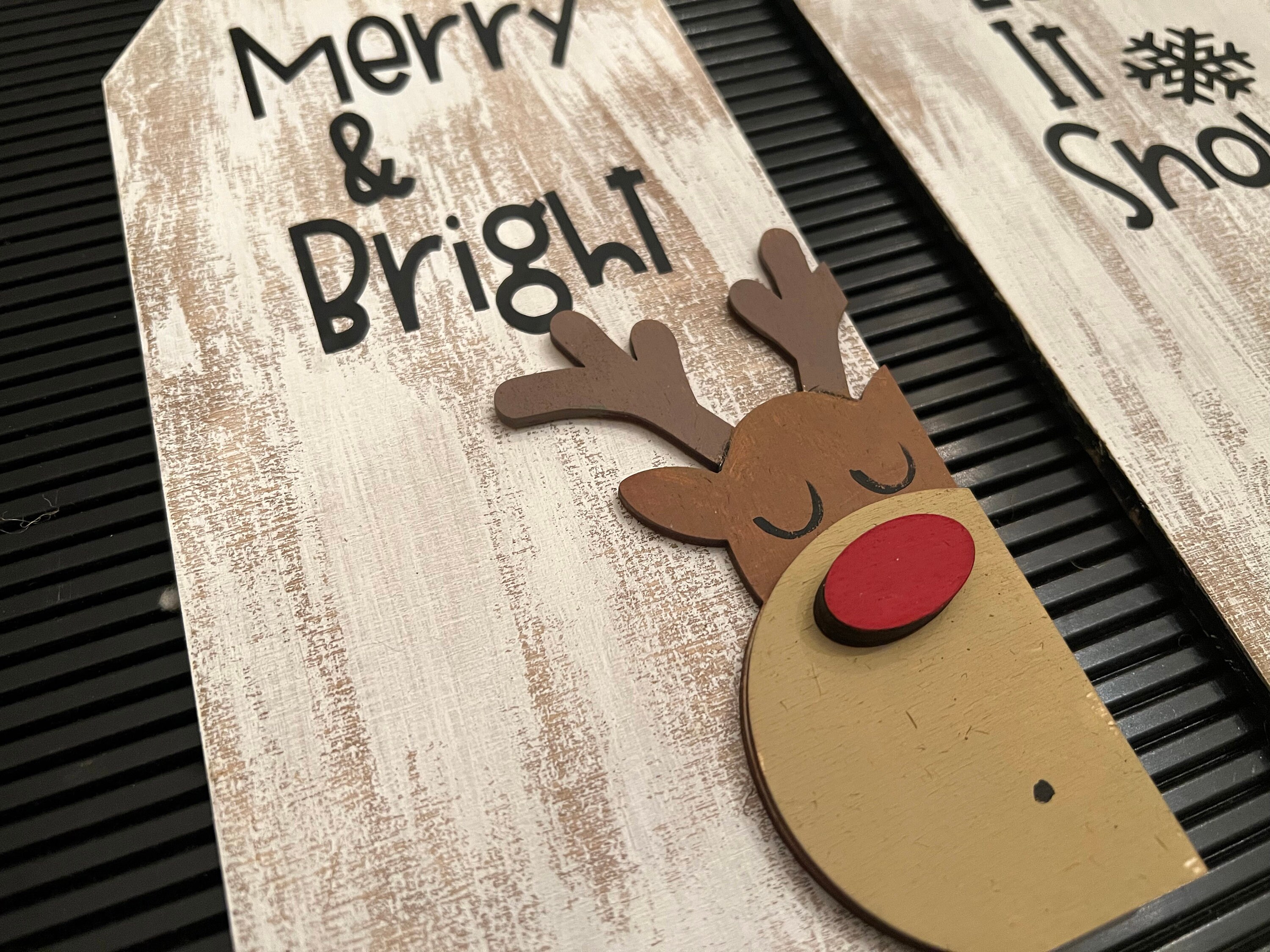 DIY Large Christmas Hangtag Kit Snowman Kit Holiday - Etsy