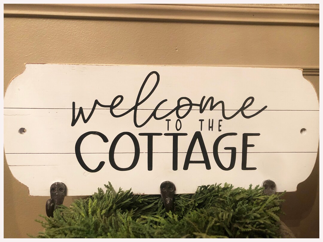Welcome to the Cottage Vinyl Decal, Vinyl Quote, Farmhouse Decor, Vinyl ...