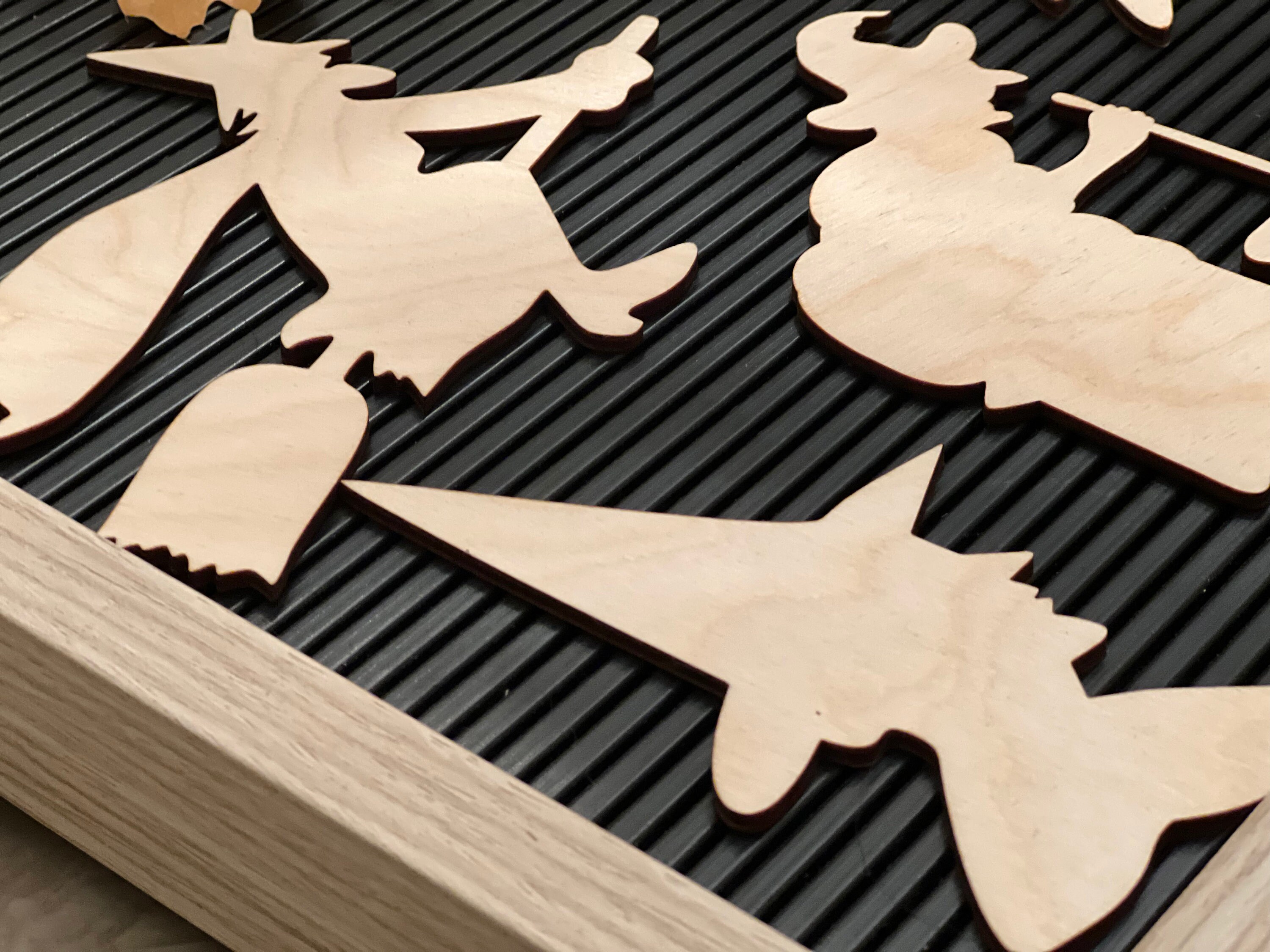 Wooden Witch Cutouts — FLEA MARKET RESCUE