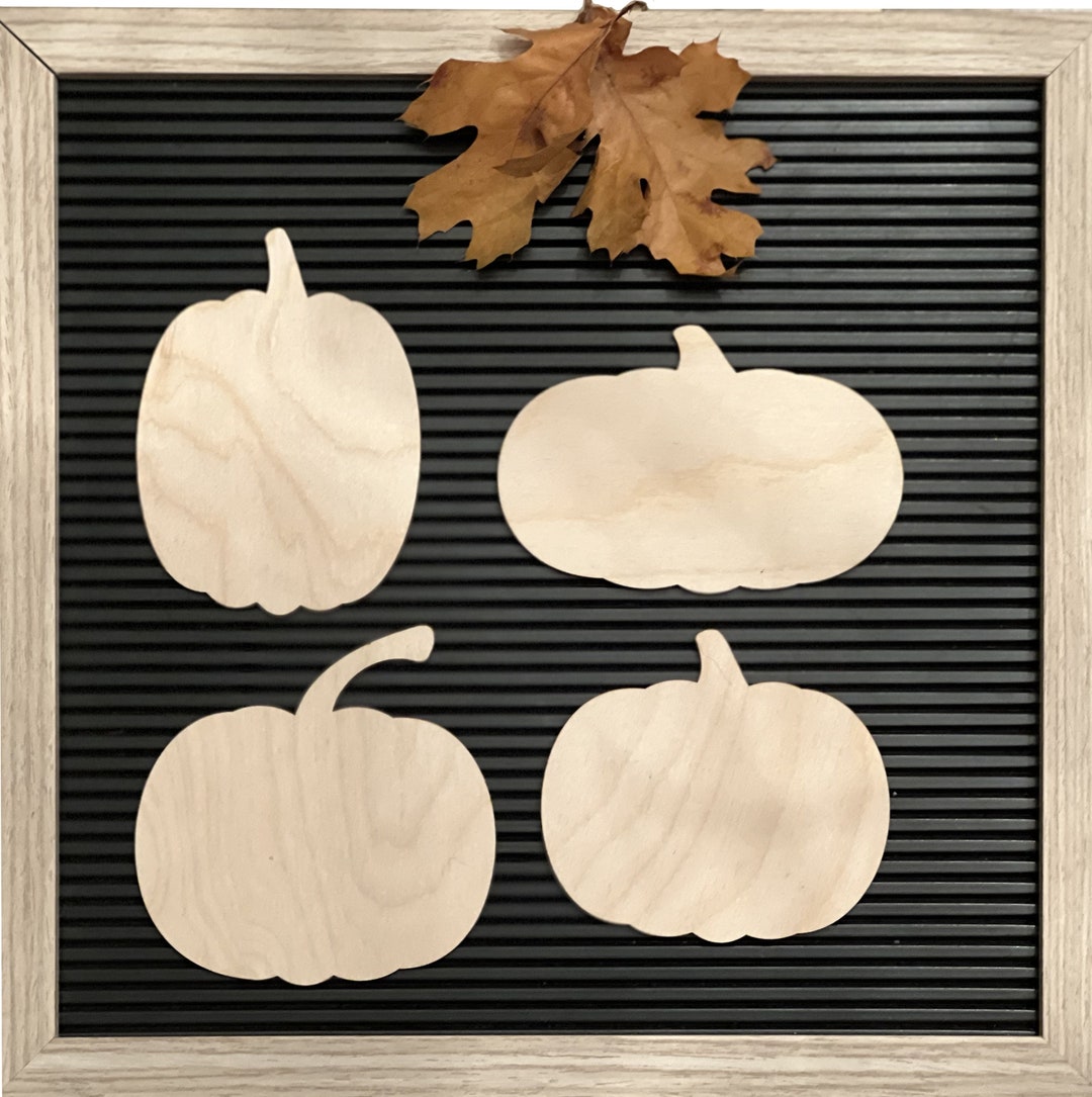 Wooden Pumpkin Cutouts, Unfinished Wood Pumpkins, Pumpkin Wood Shapes ...