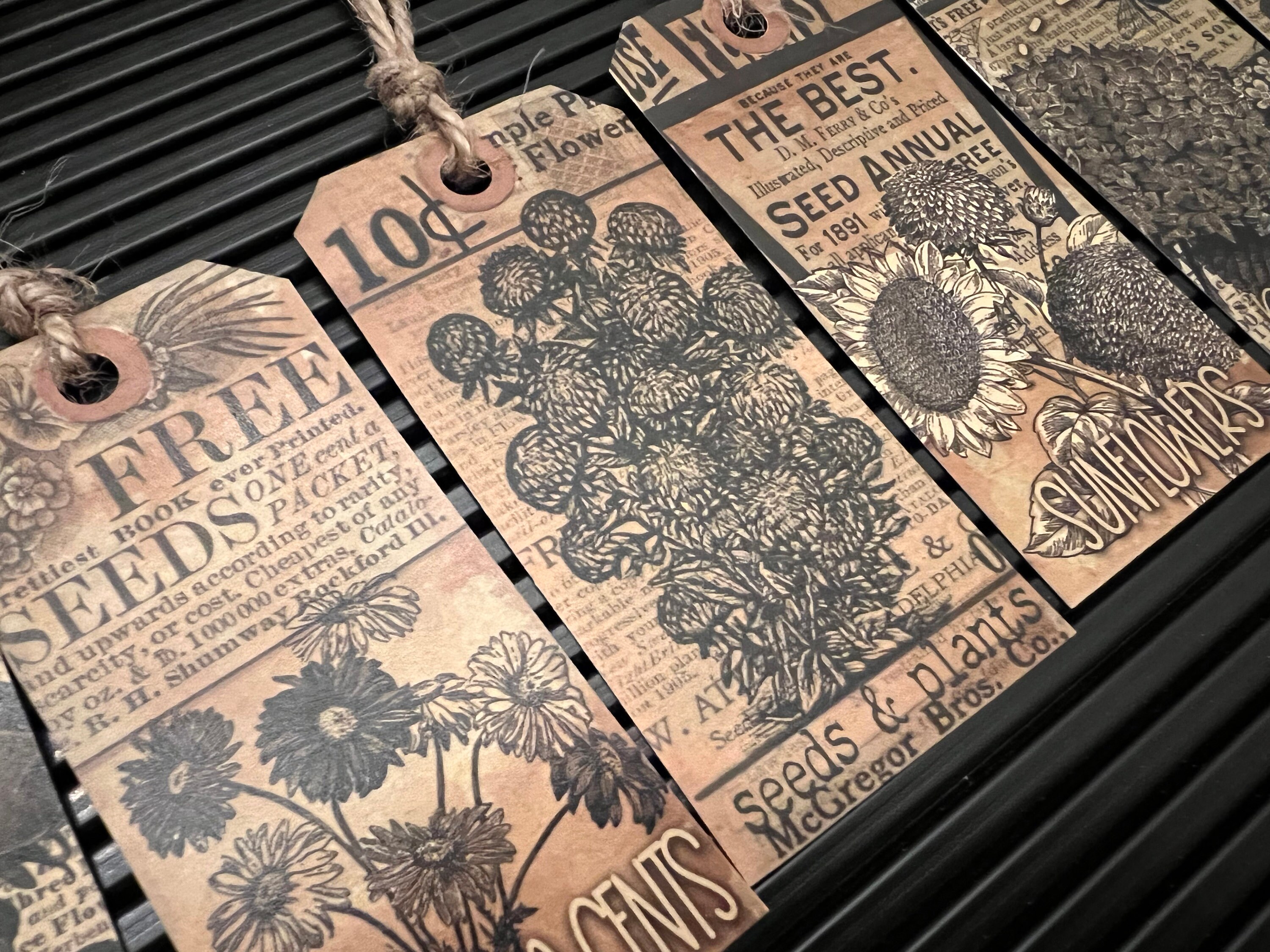 Instant Digital Download Flower Hang Tags-Digital Download — FLEA ...