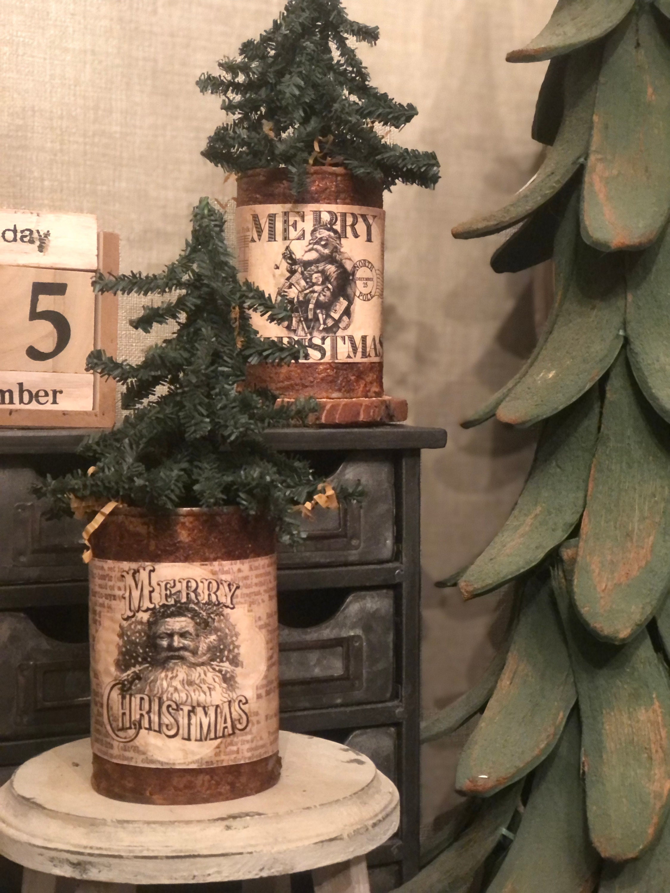Primitive Christmas Labels
