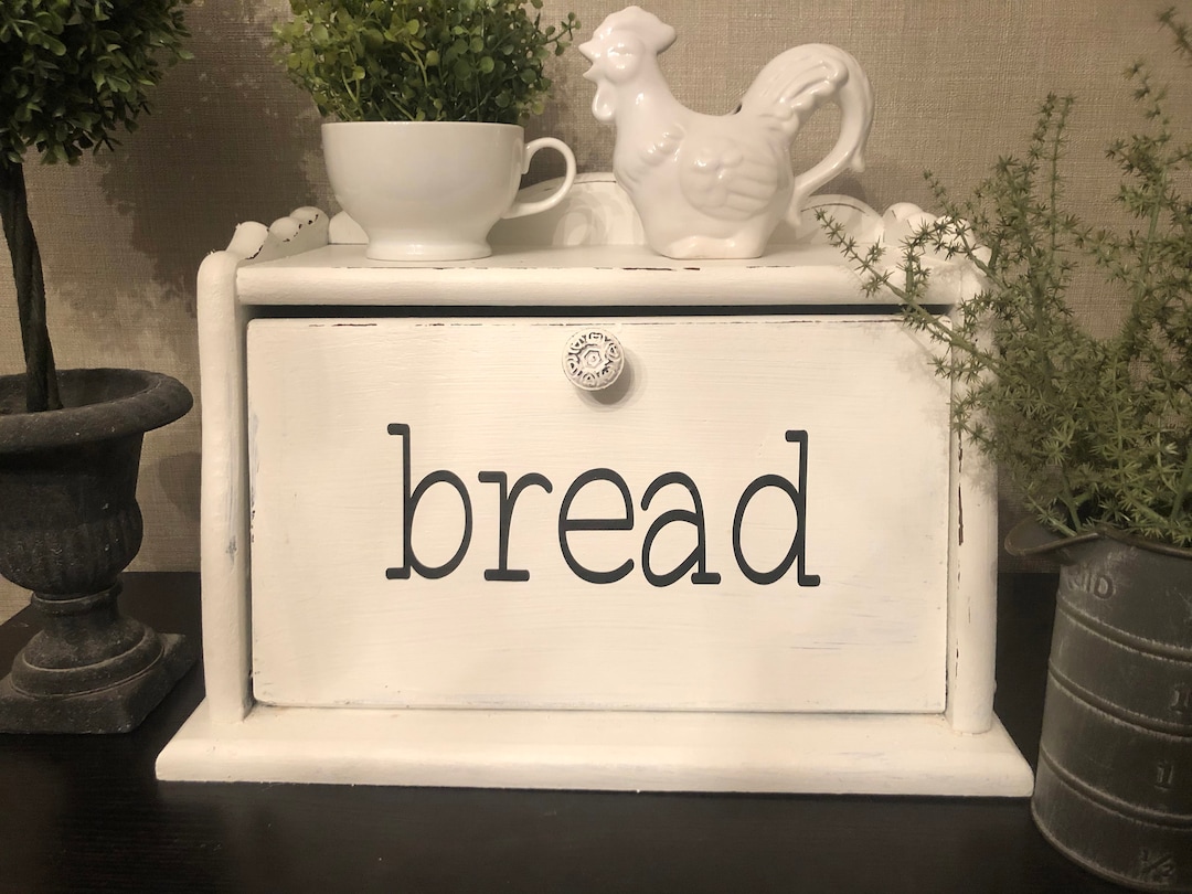 Bread Box Vinyl Decal, Farmhouse Decal, Bread Decal, Farmhouse Kitchen ...