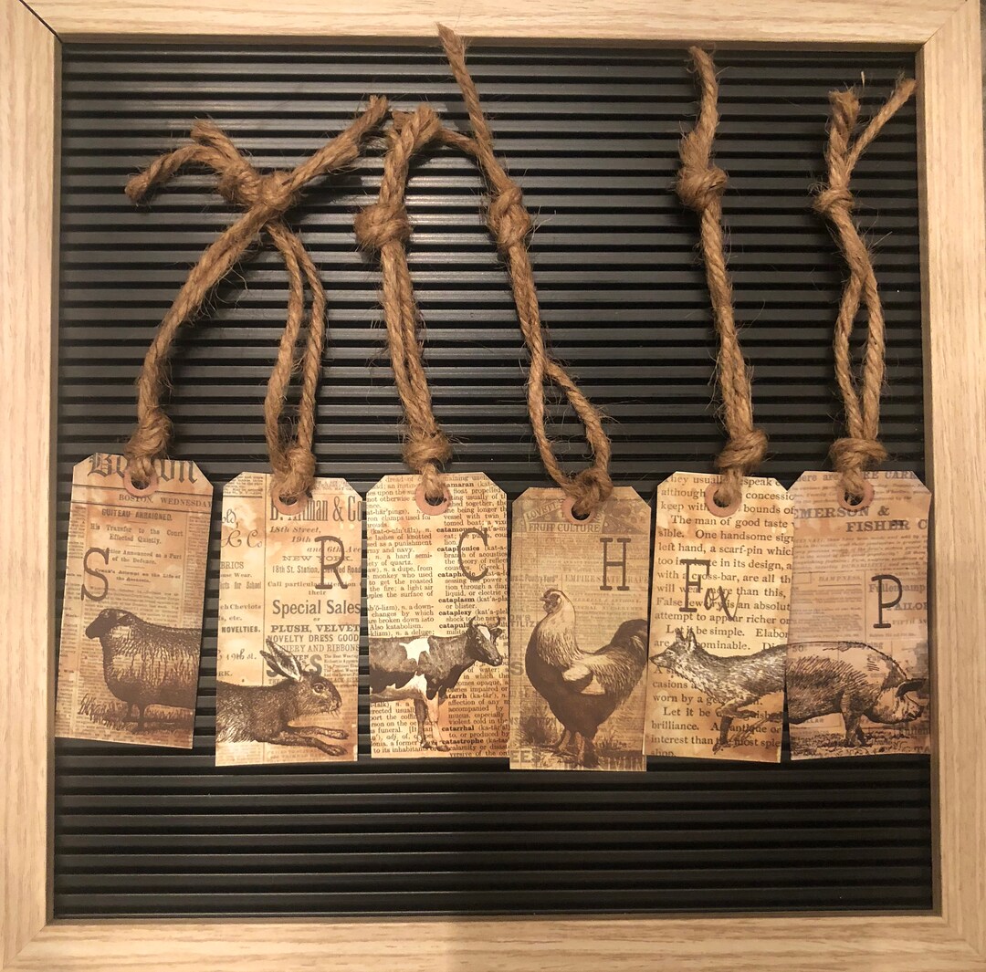 Instant Download - Vintage Tags- Digital Download - Printable Digital ...