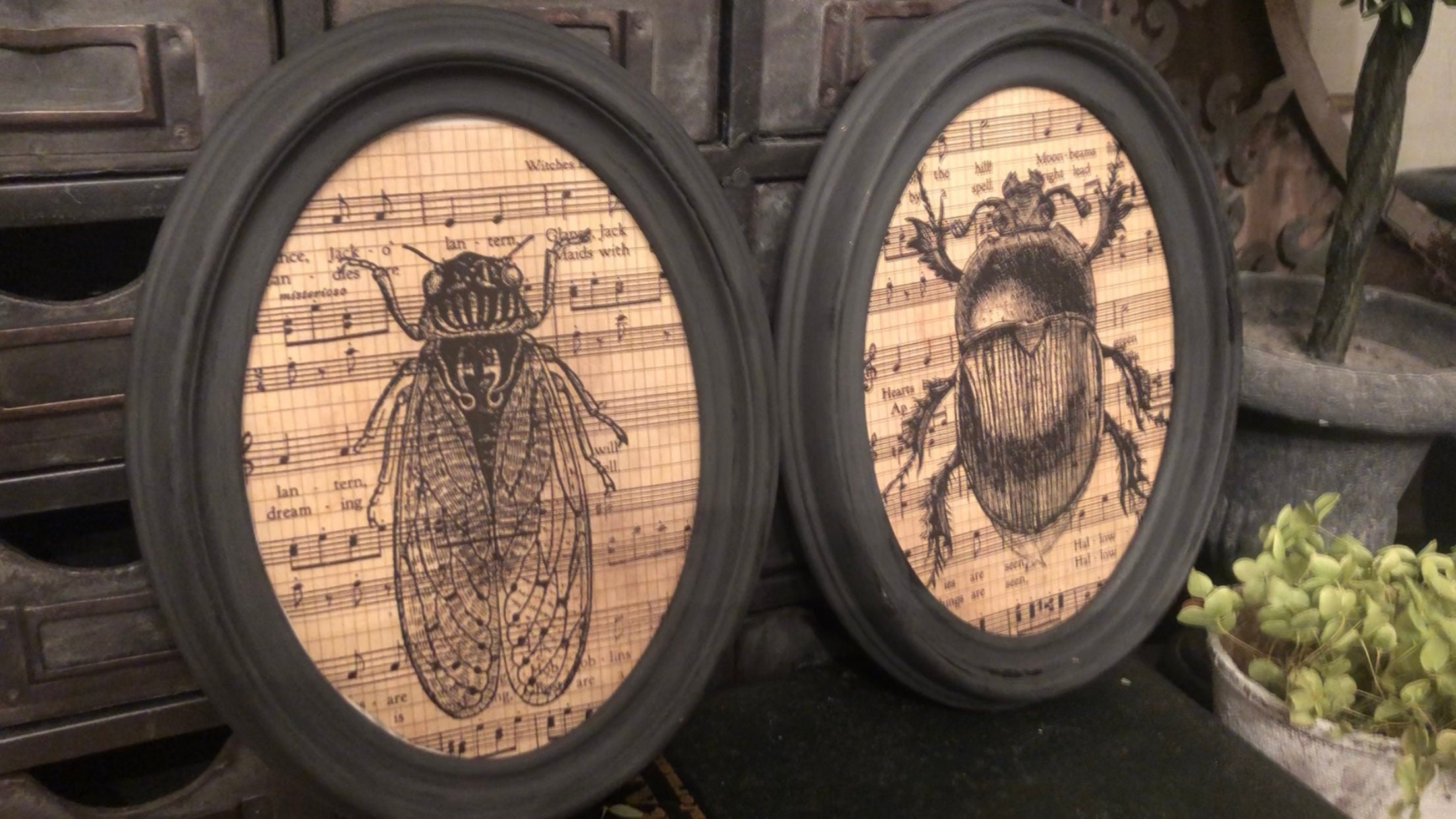 Halloween Bug Insect Instant Download Prints Insect Halloween ...