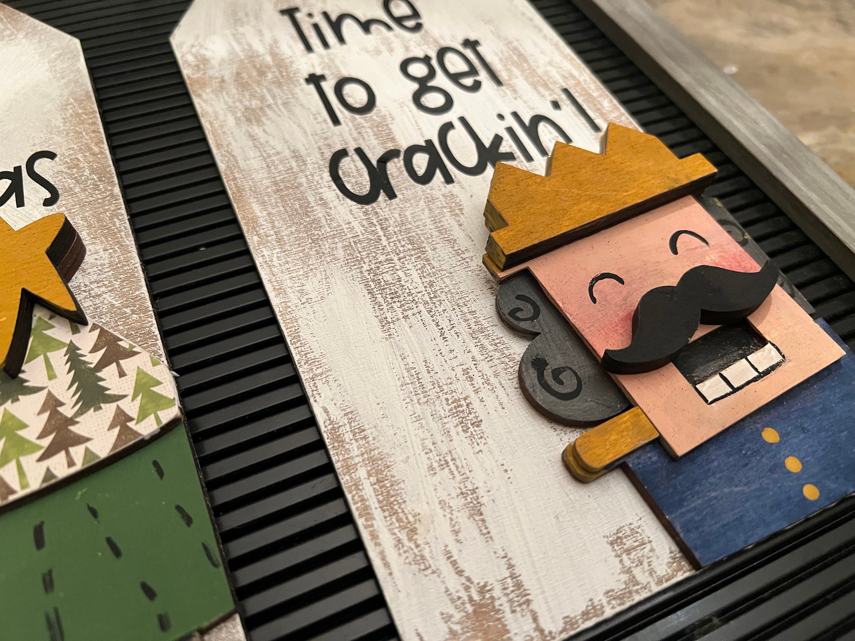 DIY Large Christmas Hangtag Kit Snowman Kit Holiday - Etsy