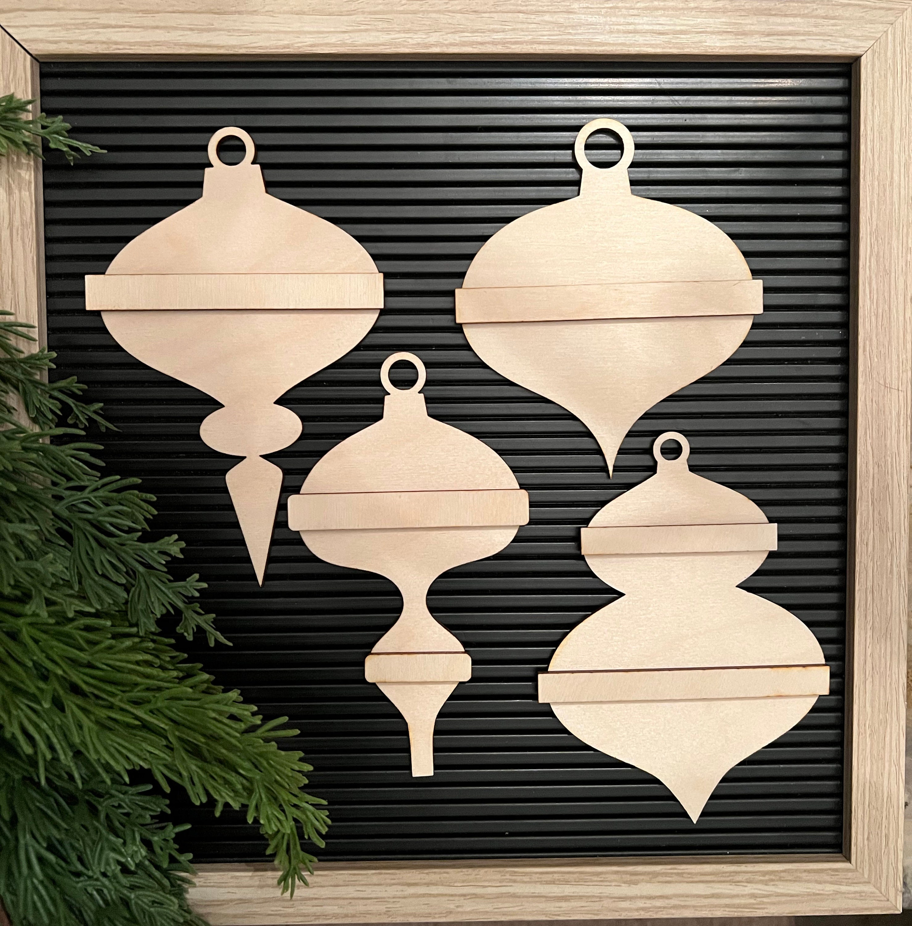 Wooden Ornament Cutouts — FLEA MARKET RESCUE