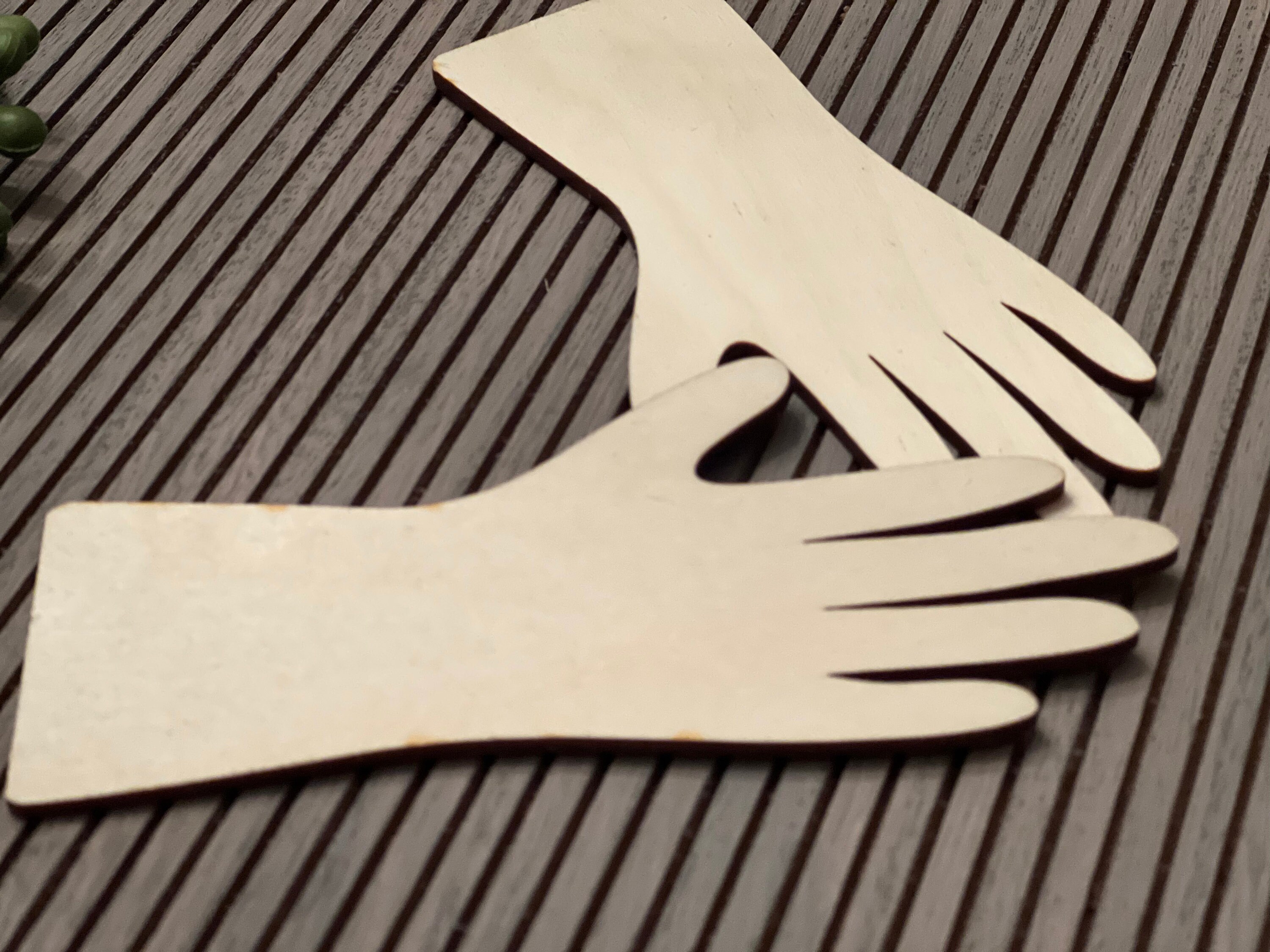 Wooden Garden Glove Cutouts — FLEA MARKET RESCUE