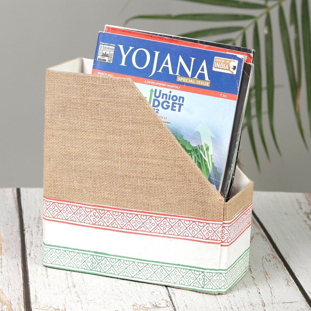 Handcrafted A4 Size Foldable Magazine File Holder - Etsy