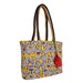 Indha Hand Block Printed Cotton Shoulder Bag Yellow Handbag Eco ...