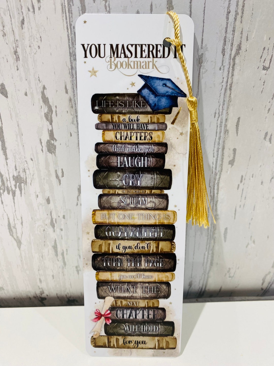 Graduation Bookmark Graduation Gift Bookmark Bookmark Gift Graduation ...