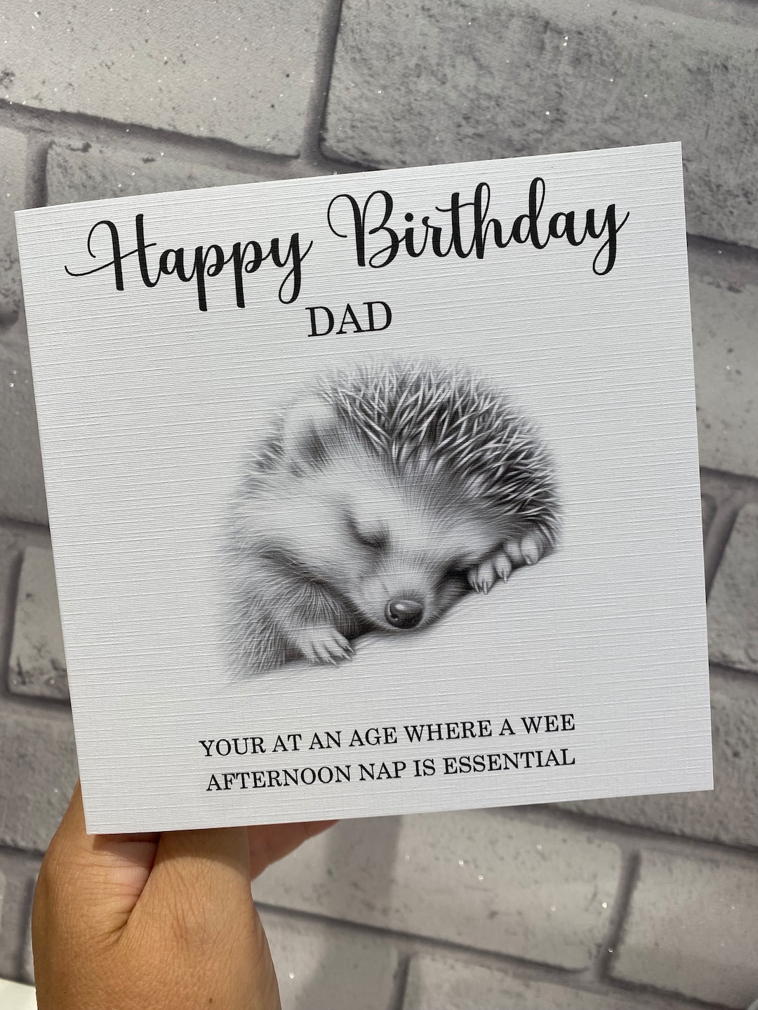 Funny Nap Birthday Card Birthday Card for Dad, Mum or Friend or ...