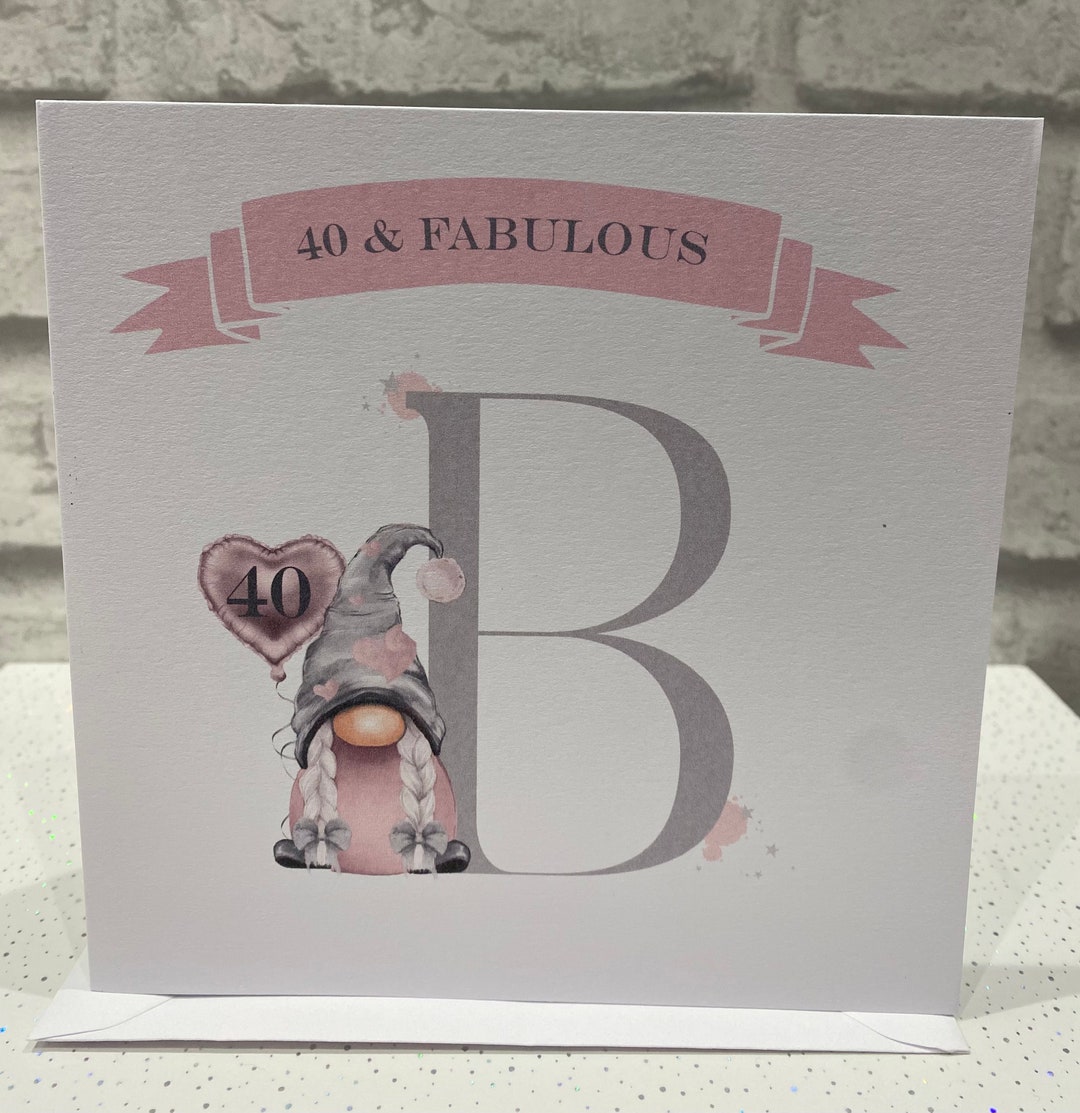 Personalised Pink Gonk Birthday Cards. Special Birthday’s | 30th ...