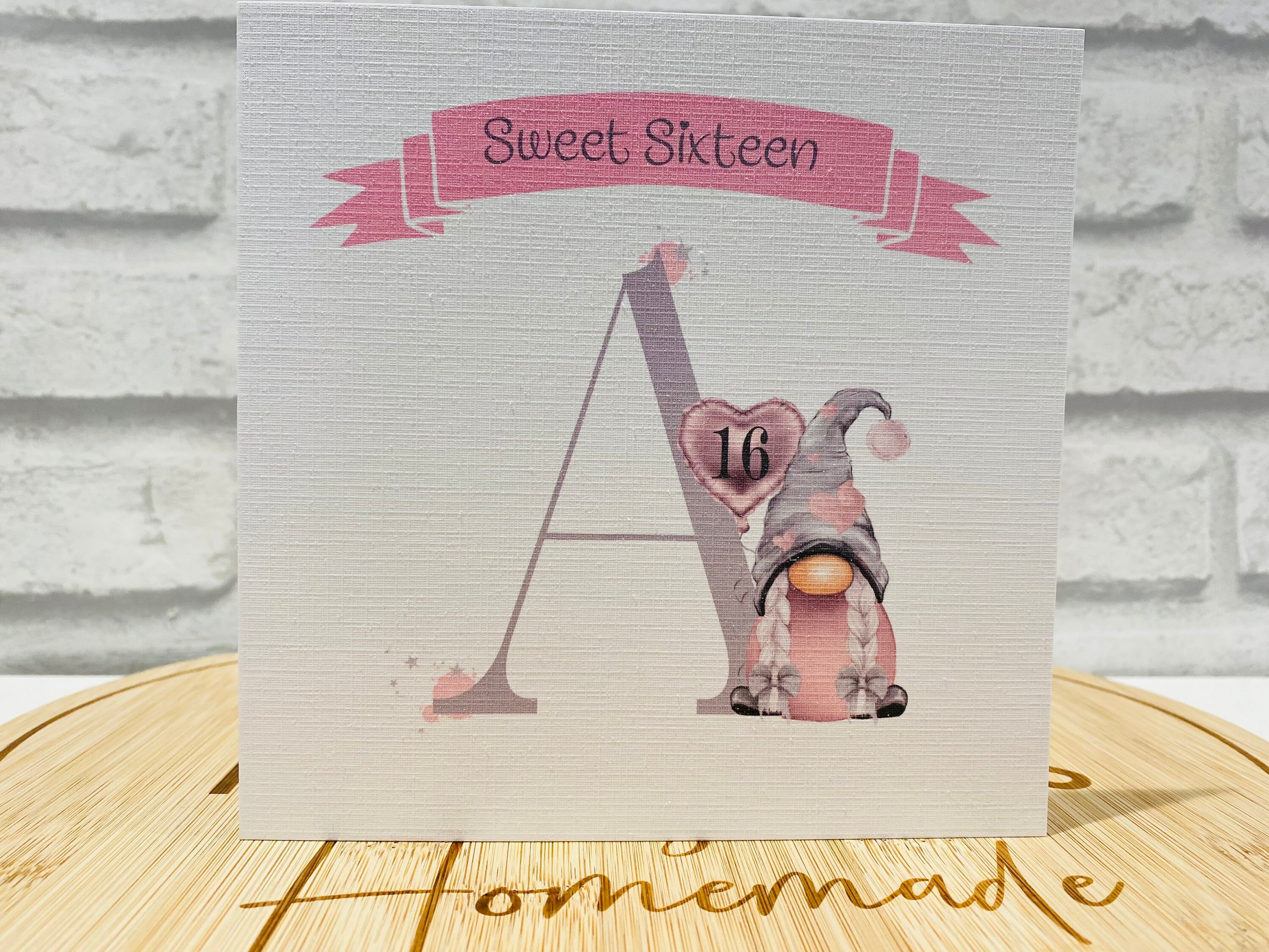 Personalised Pink Gonk Birthday Cards. Special Birthdays - Etsy UK