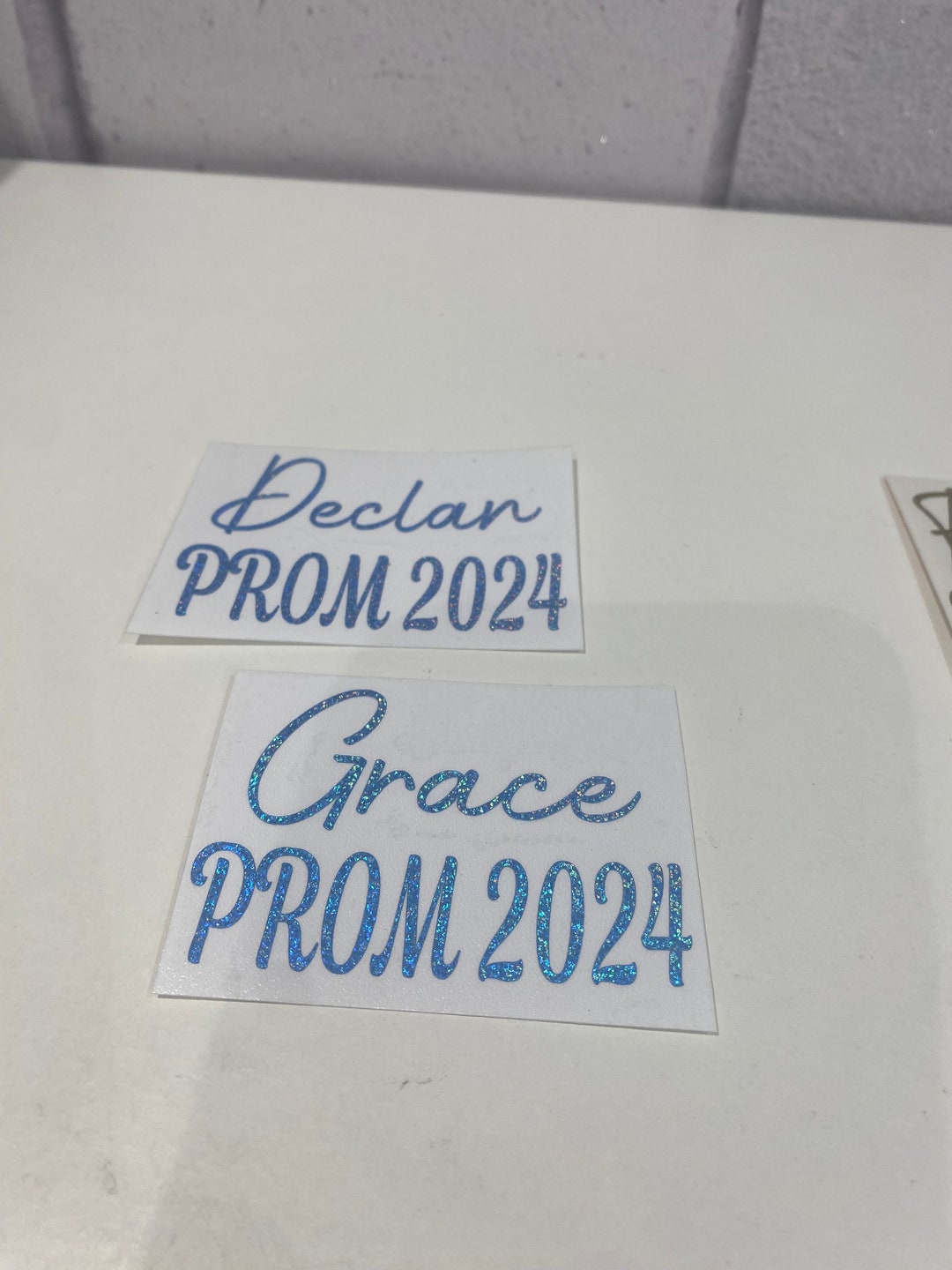 Prom 2025 Personalised Glass Sticker Labels Prom Stickers Glass Stckers ...