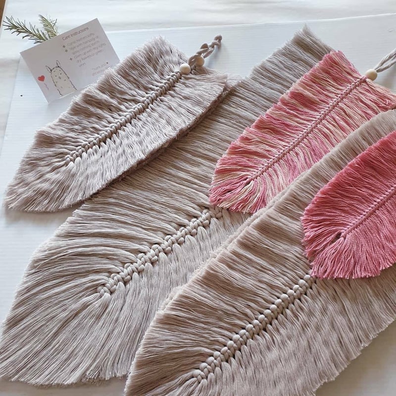 Macrame Feather Wall Hanging - Etsy