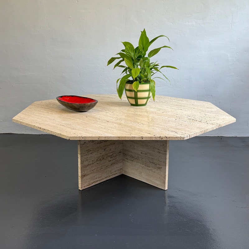 Travertine Coffee Table - Etsy