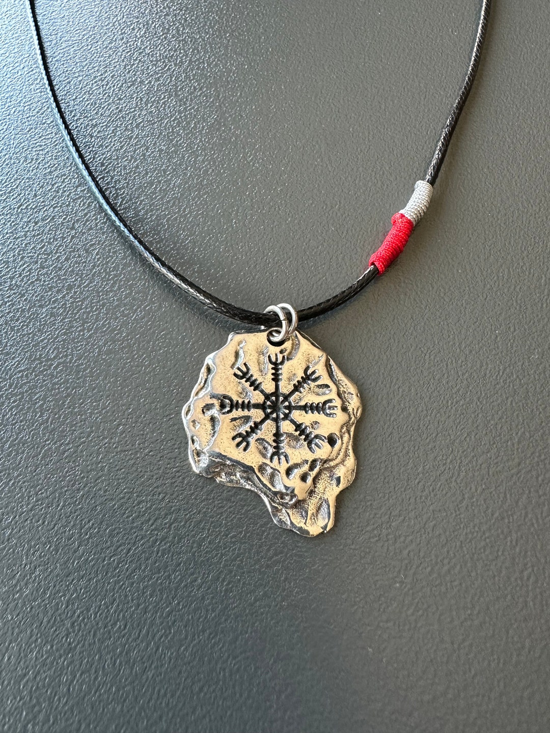 Antique Vegvisir Necklace, Handmade Stearling Silver Viking Compass ...