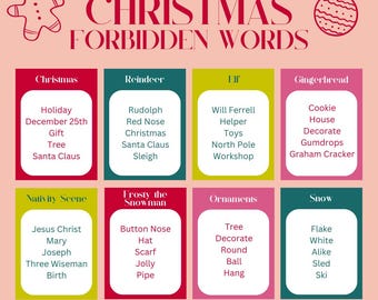 Black Sitcom Forbidden Words Game, Black Culture Activity for Kids and ...