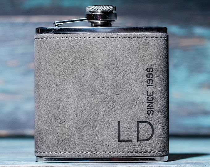 Personalised Hipflask for Men Custom Hip Flask for Dad Personalized ...