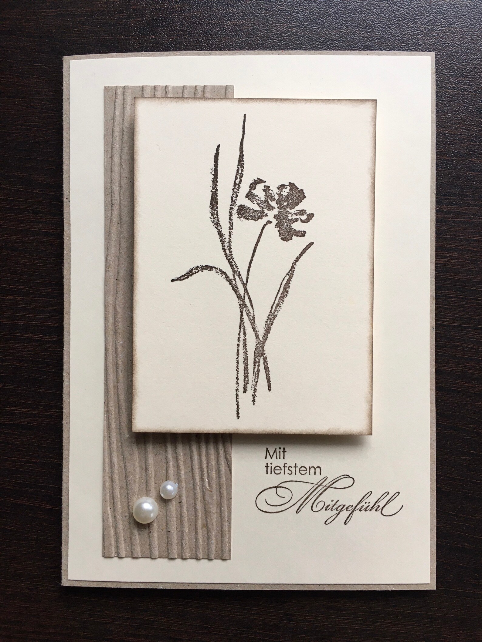 Trauerkarte/ Kondolenzkarte/ Beileidskarte Karte Trauer - Etsy.de