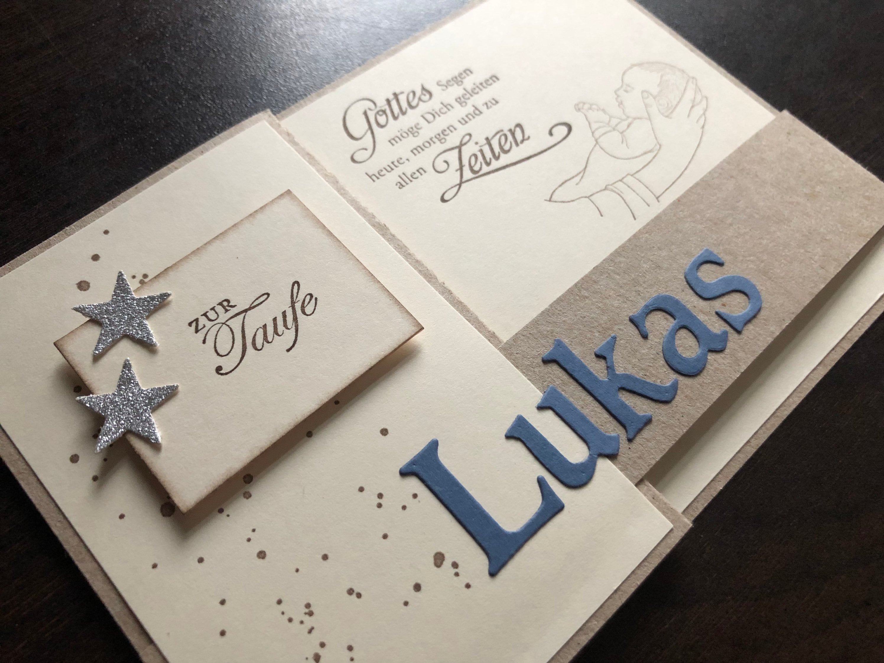 Personalisierte Taufkarte/ Karte/ Glückwunschkarte zur Taufe - Etsy.de