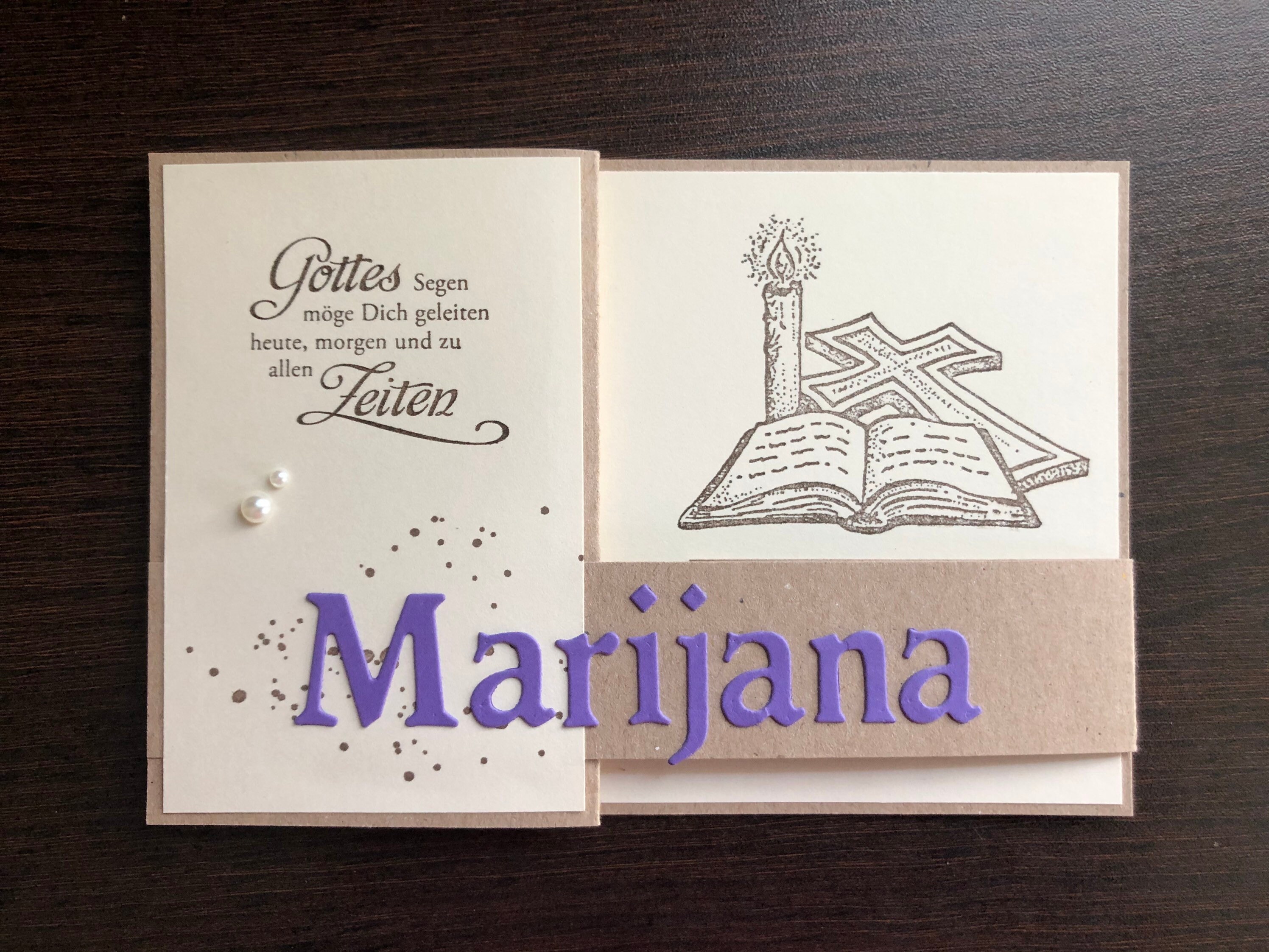 Personalisierte Glückwunschkarte zur Kommunion/ Konfirmation/ - Etsy.de