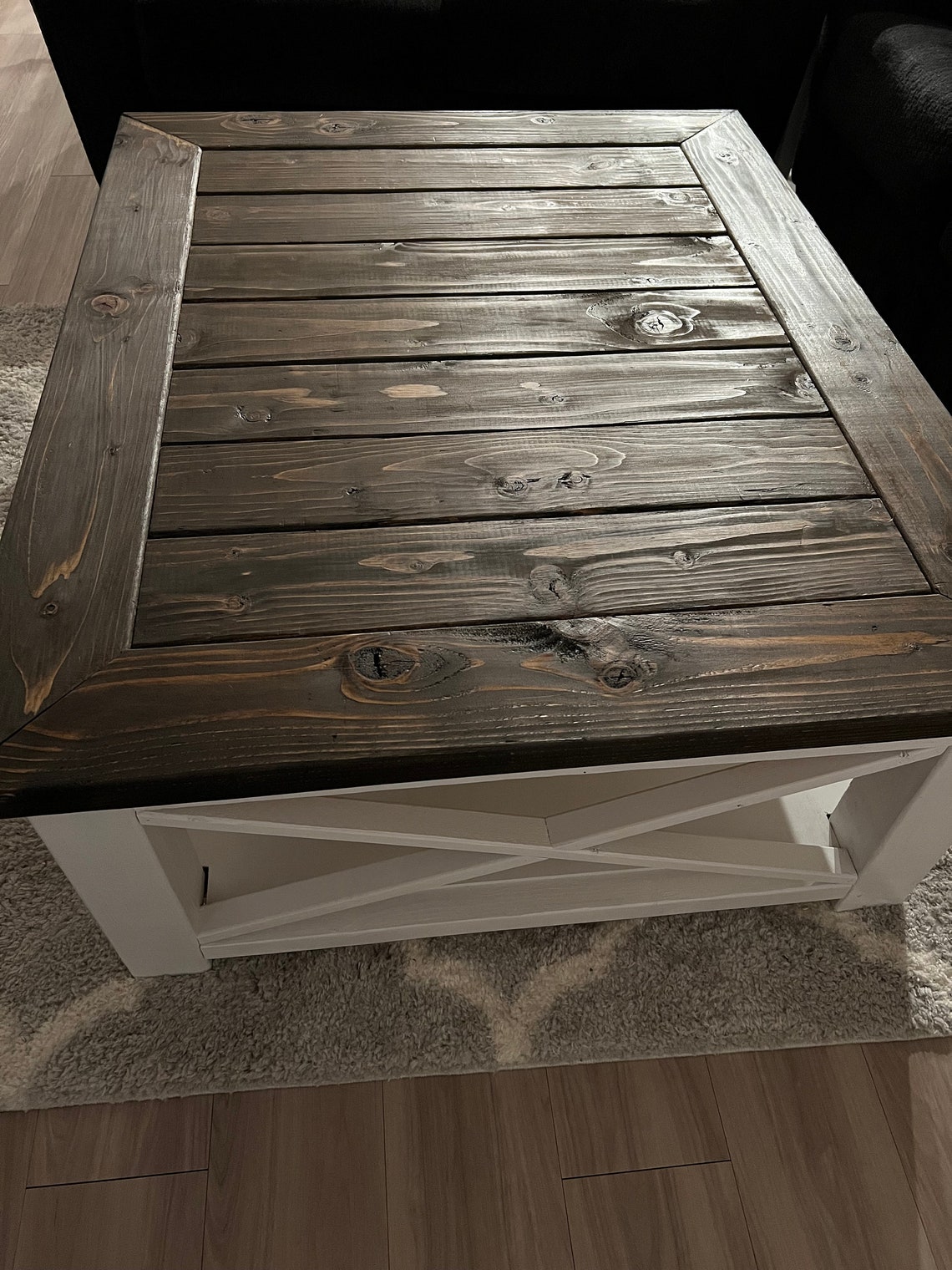 Large Farmhouse Coffee Table - Etsy
