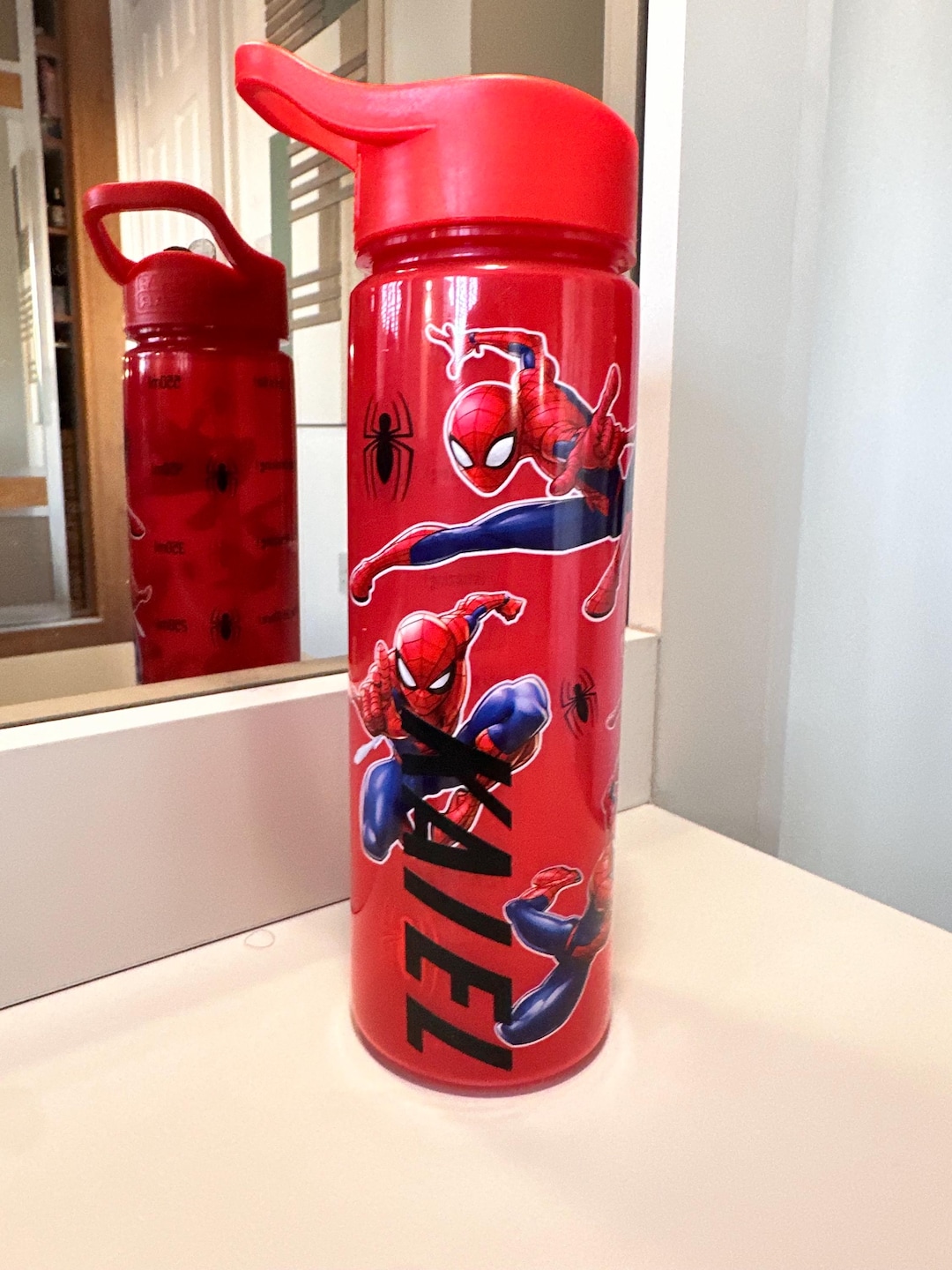 Personalised Spider-man Water Bottle | Kids Gifts - Etsy