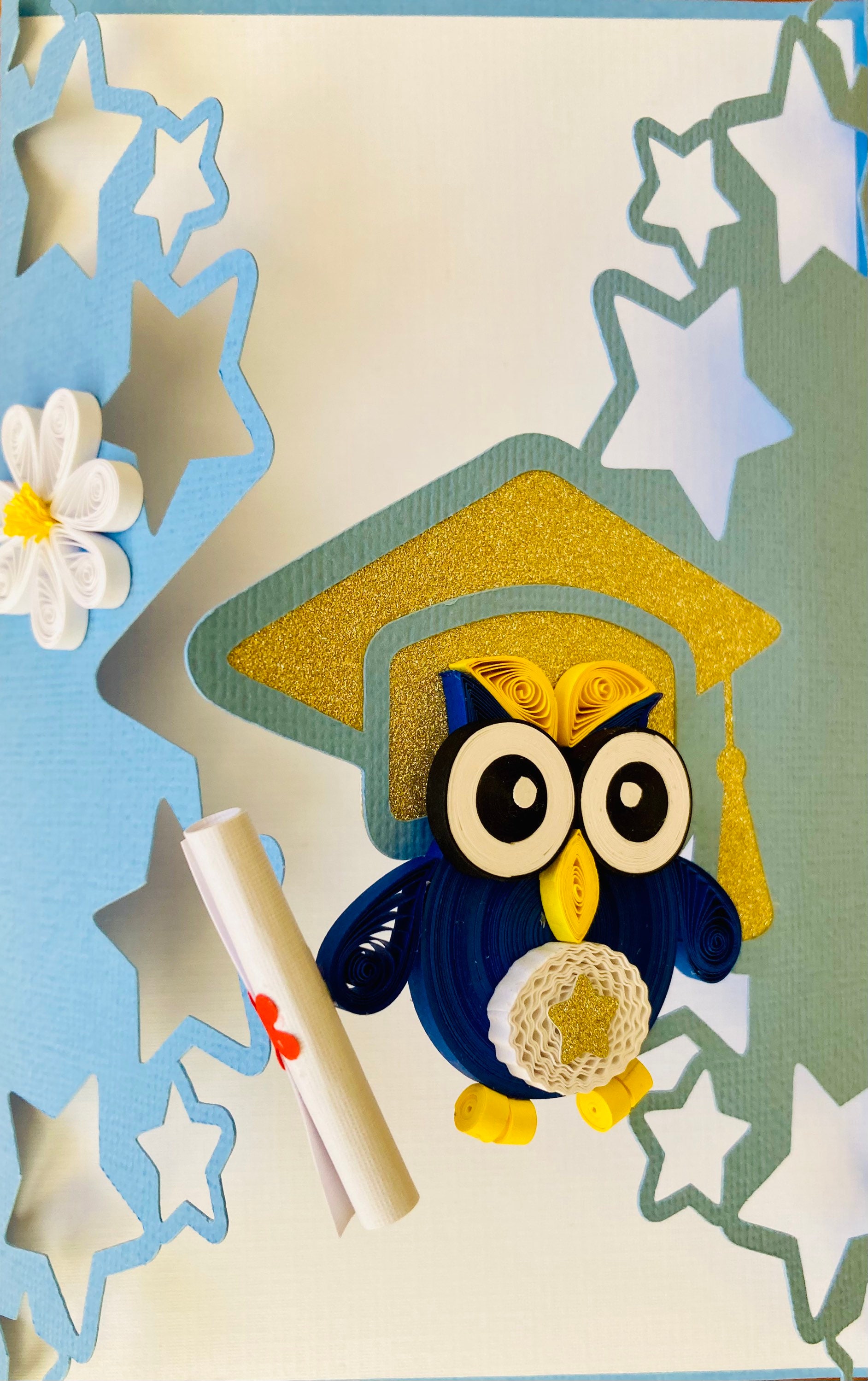 Quilled Graduation Card - Etsy