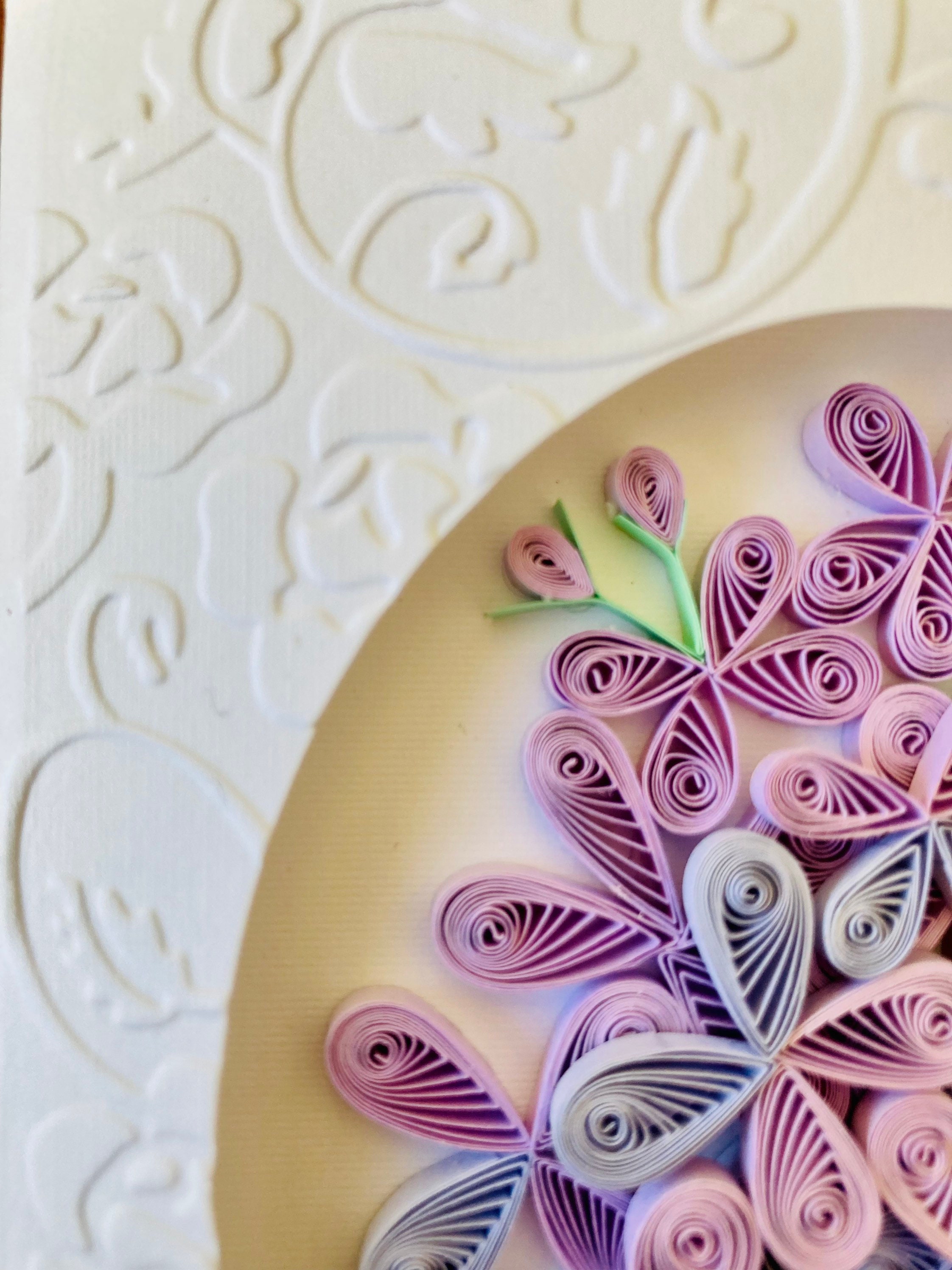 Elegant Lilacs Card - Etsy