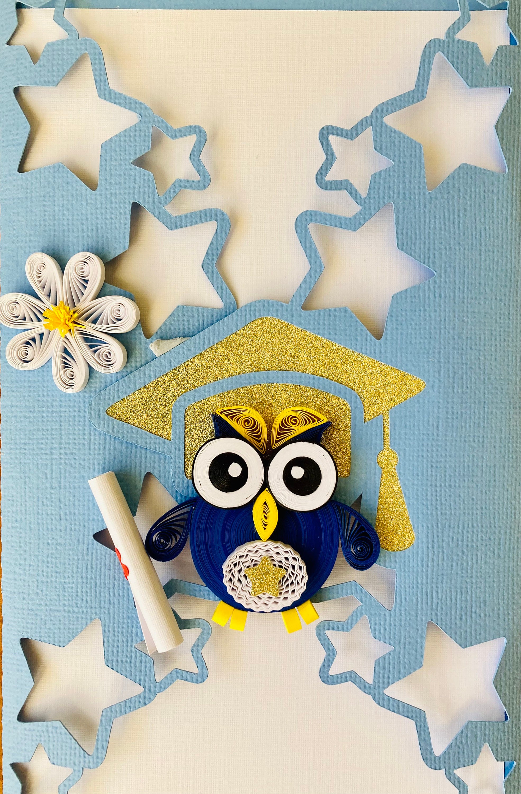 Quilled Graduation Card - Etsy