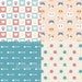 12 Cute Cat Patterns Digital Paper for Instant Download - Scrapbooking ...