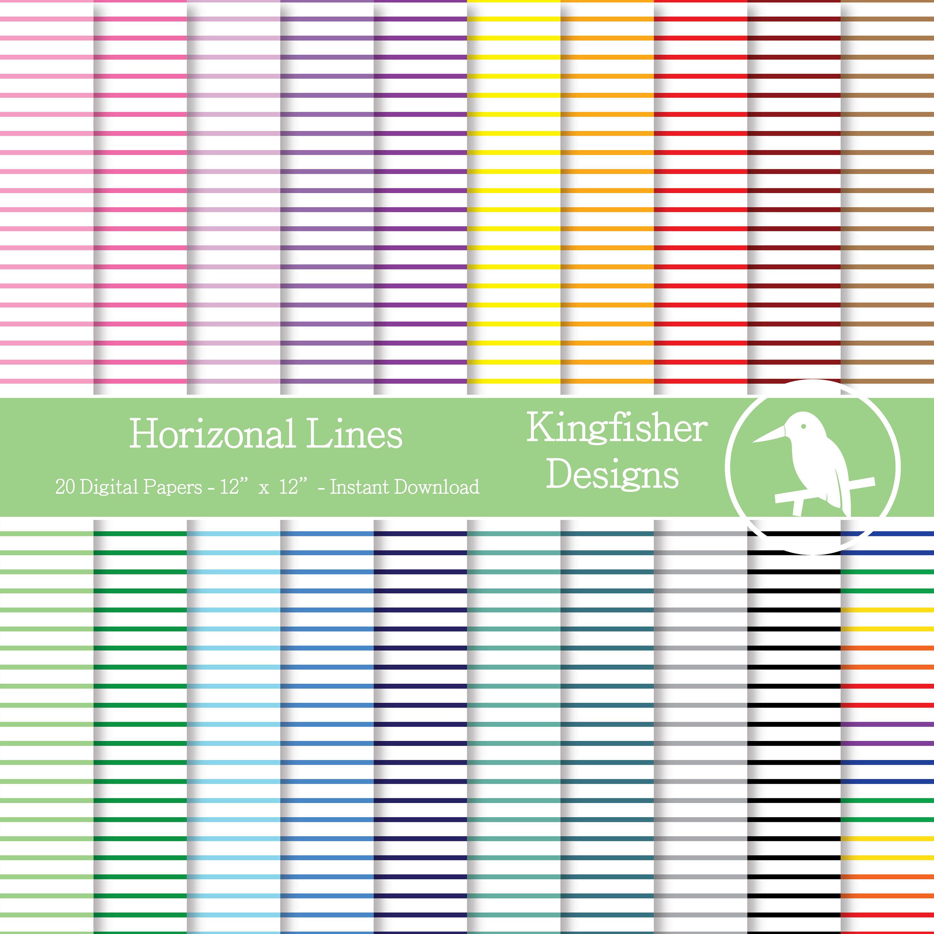 Thin Horizontal Line Pattern