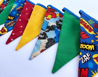 Super Hero Bunting | Etsy