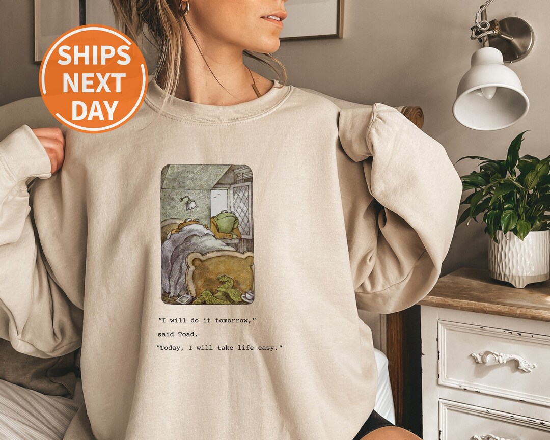 Sudadera de rana y sapo, suéter Cottagecore, suéter de rana lindo ...