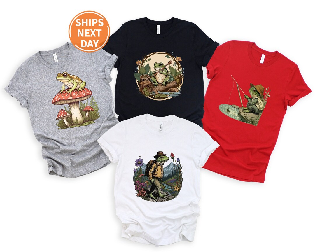 Custom Frog and Toad Shirt Personalization Frog and Mushroom - Etsy