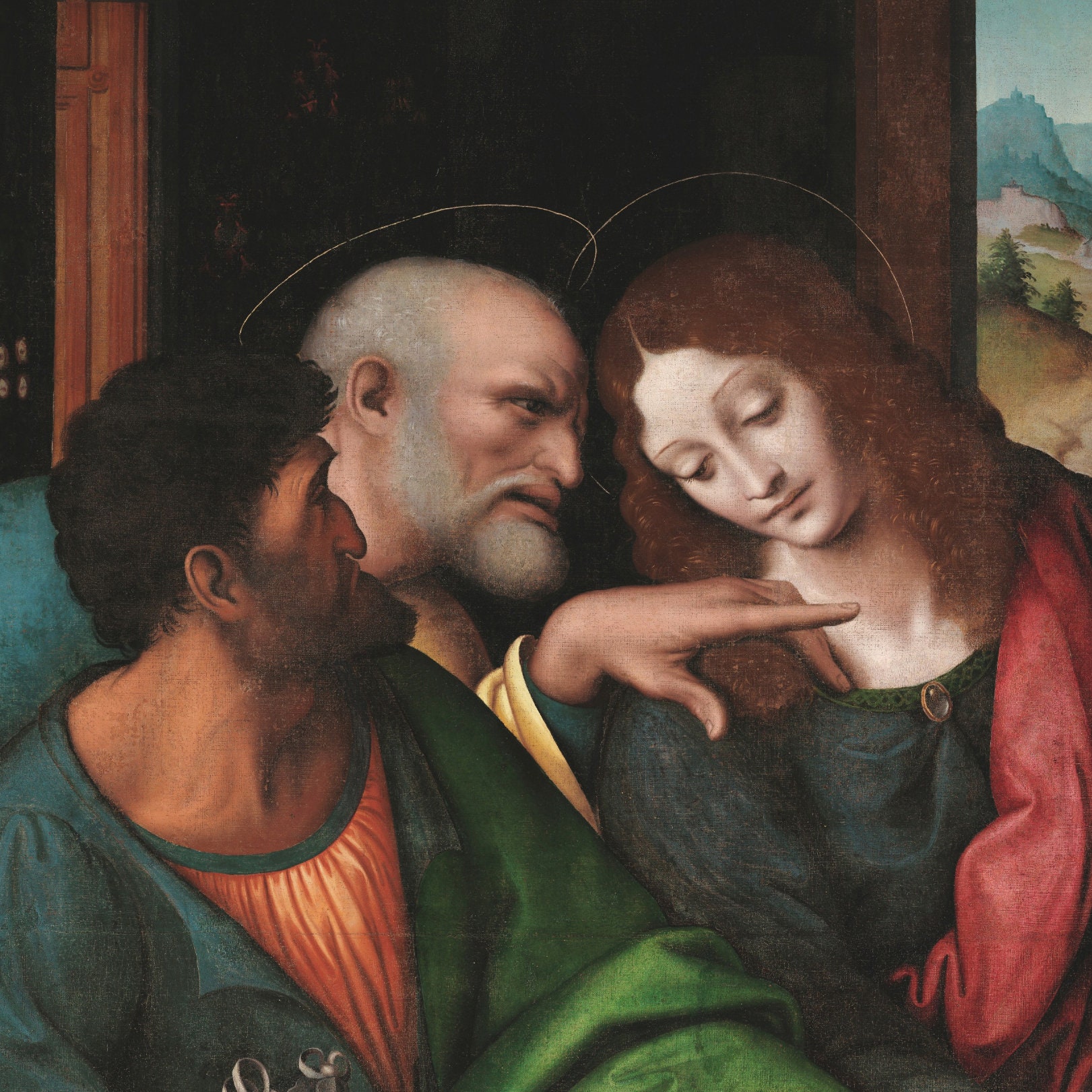 The Last Supper 3D Print: Leonardo Da Vinci Textured Oil Painting ...