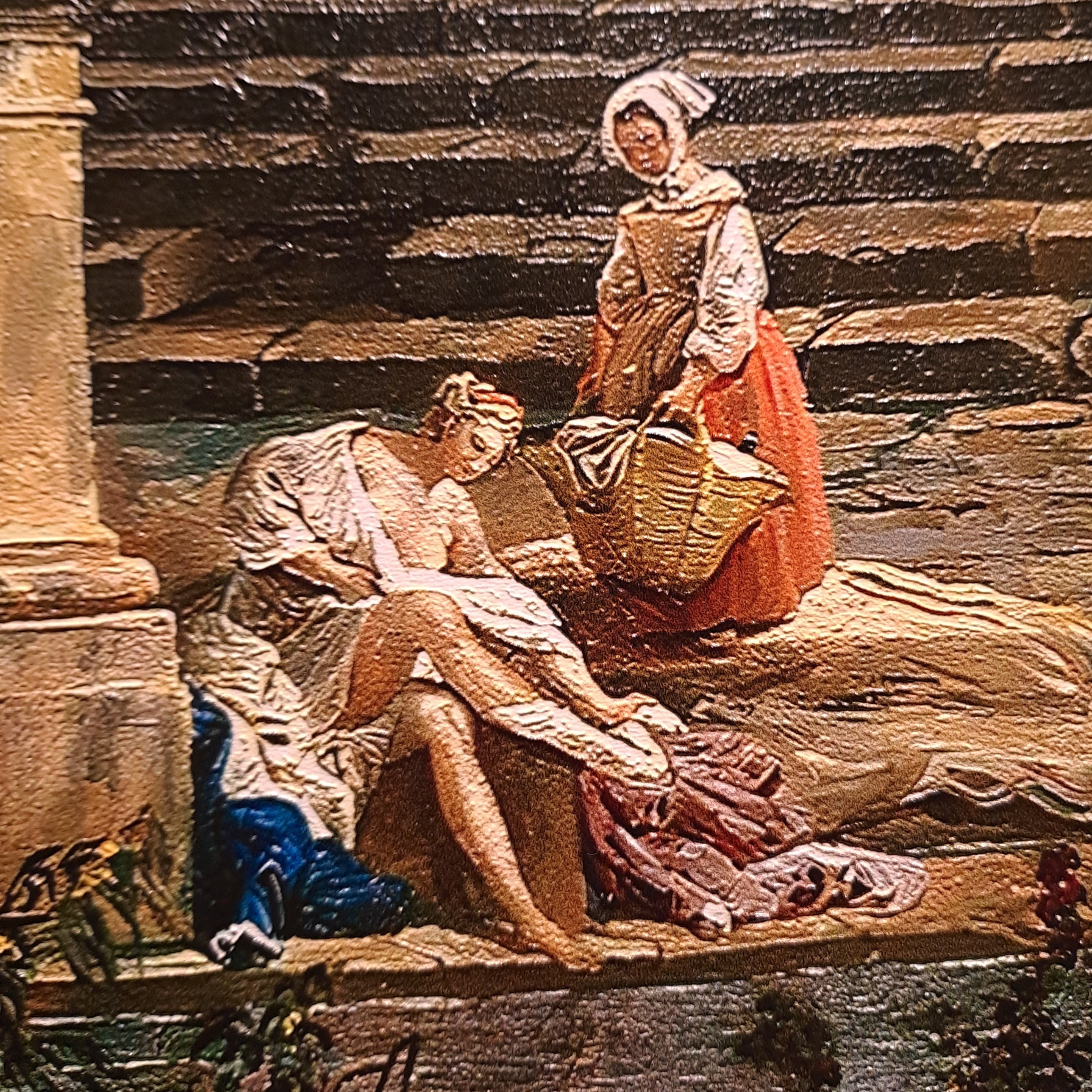 The Bathing Pool by Hubert Robert 3d Printed Famous - Etsy