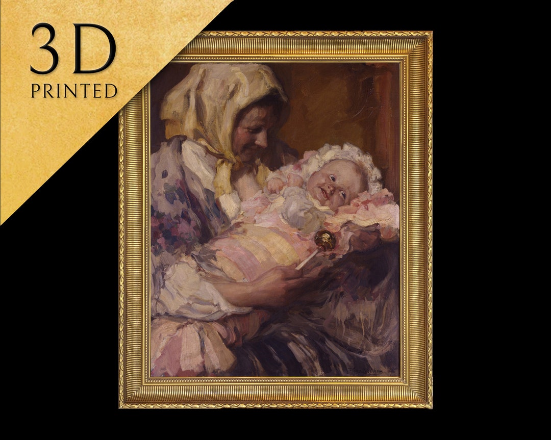 Mother and Child by Hans Looschen 3d Printed Famous - Etsy